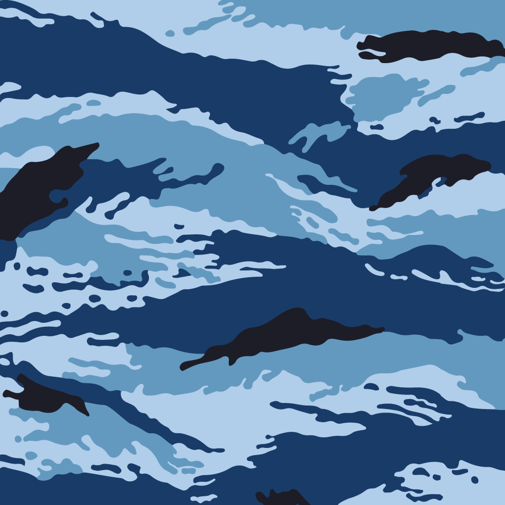 Kamysh Blue (Тень) Camouflage _ Concealing Coloration